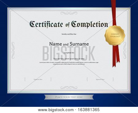 Certificate Vector & Photo (Free Trial) | Bigstock