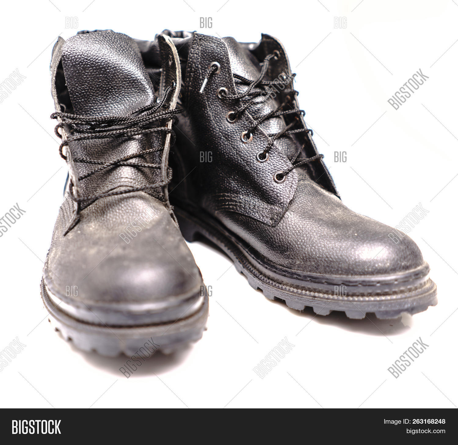 Black Safety Shoe On Image & Photo (Free Trial) | Bigstock