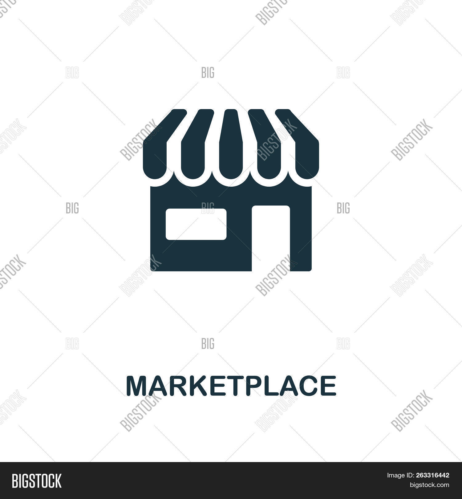 Marketplace Icon. Image & Photo (Free Trial) | Bigstock