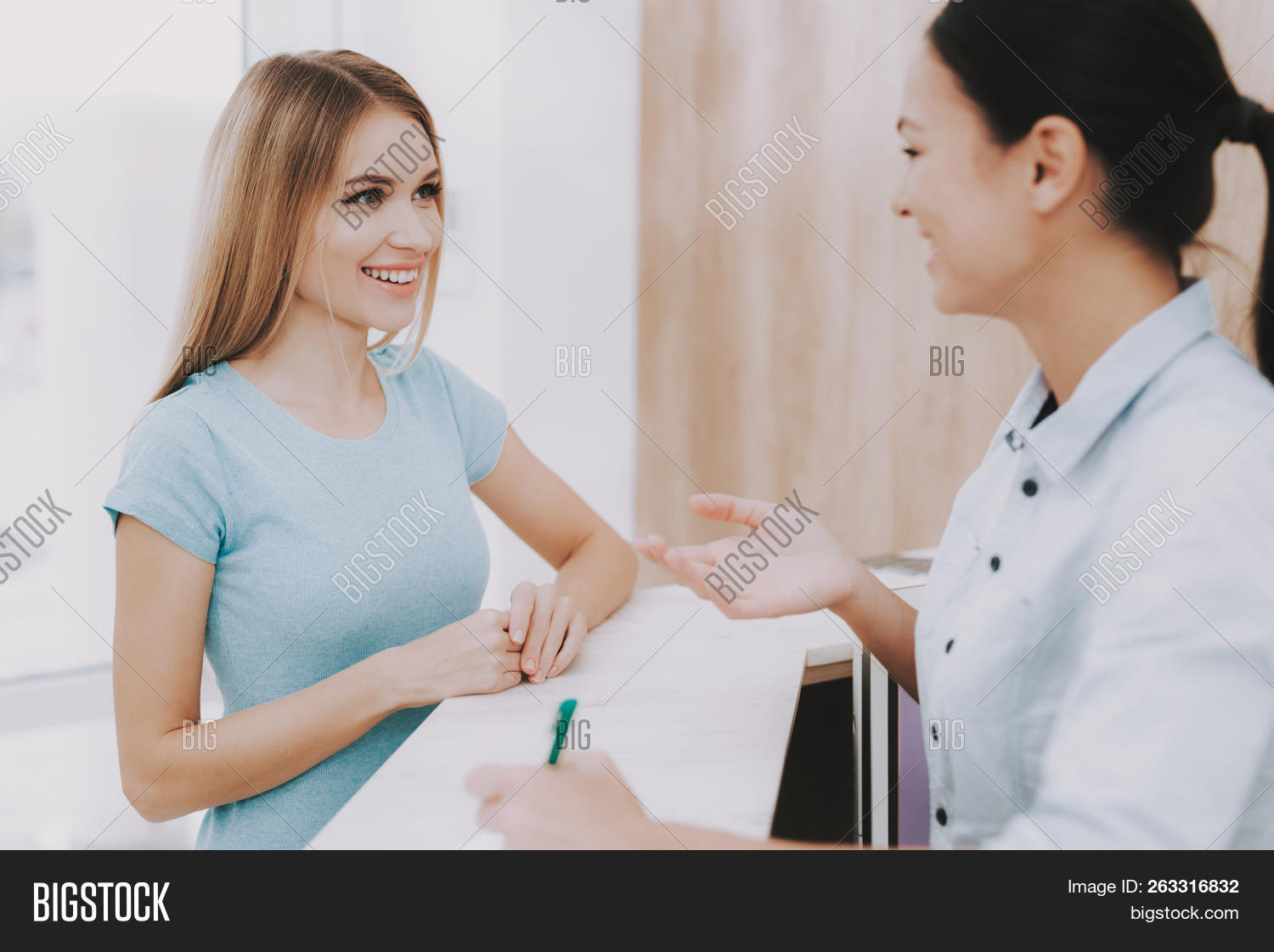 Woman Receptionist. Image & Photo (Free Trial) | Bigstock