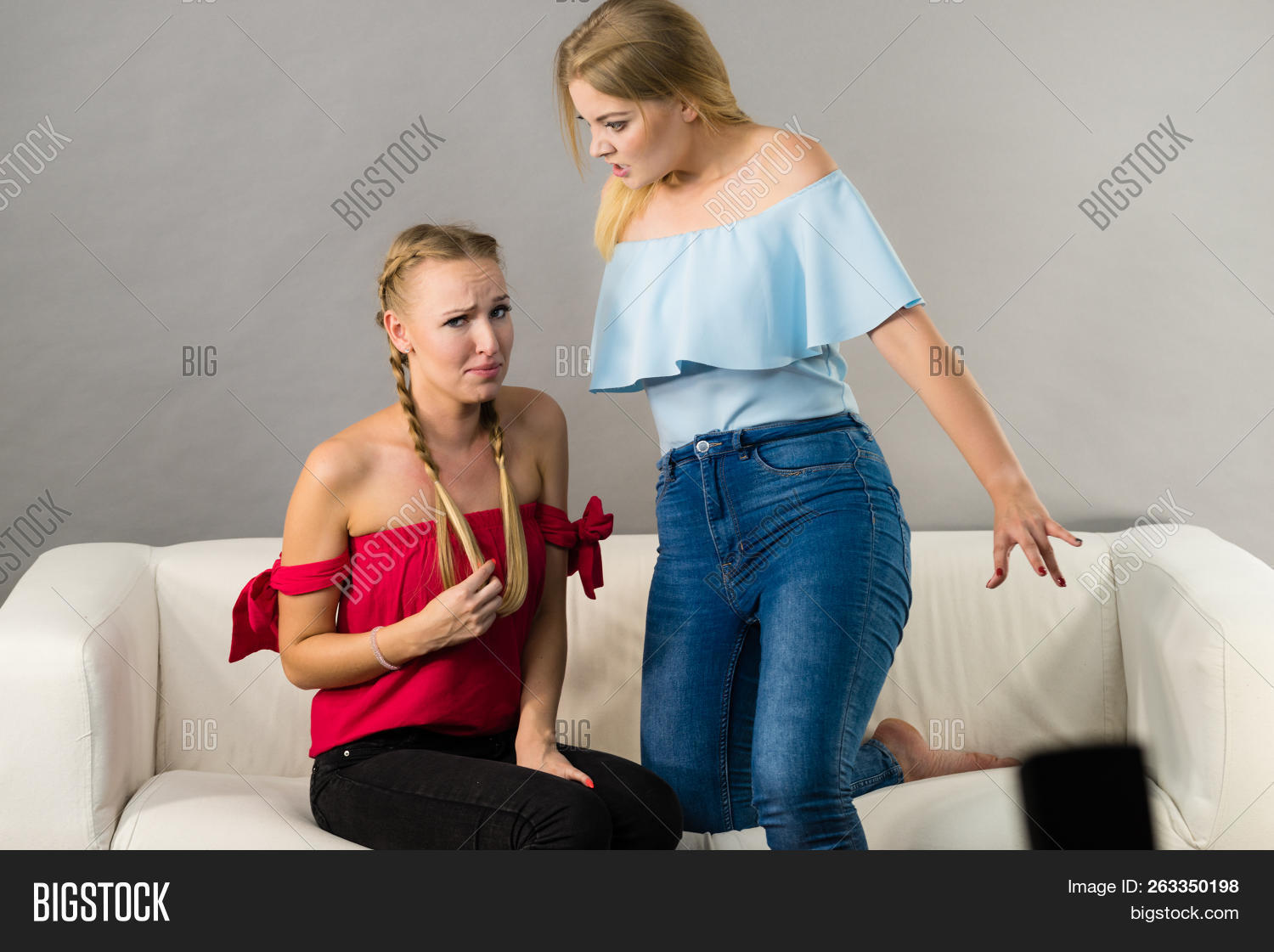 Two Women Having Argue Image & Photo (Free Trial) | Bigstock