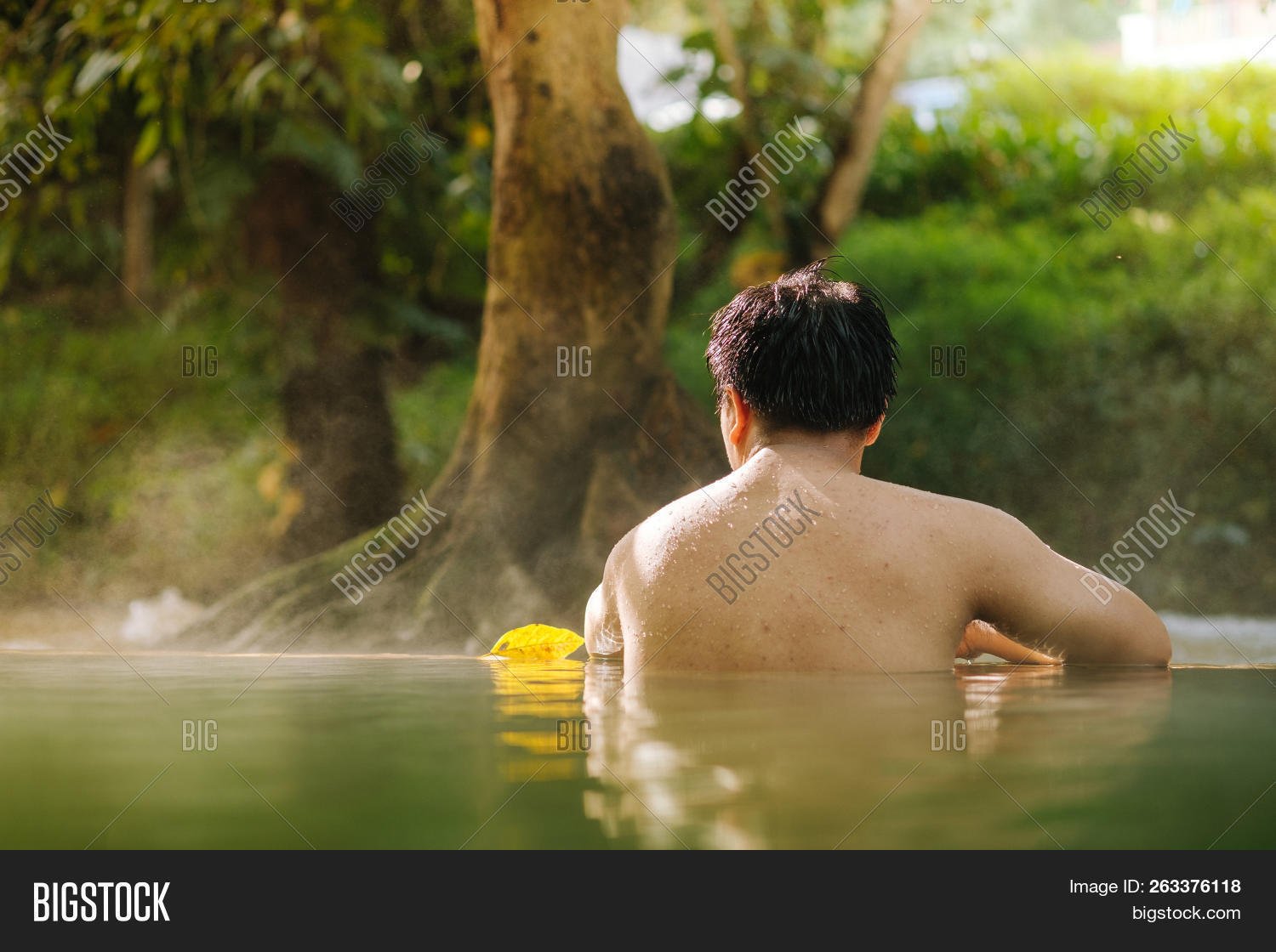 Asian Man Relaxing Image & Photo (Free Trial) | Bigstock
