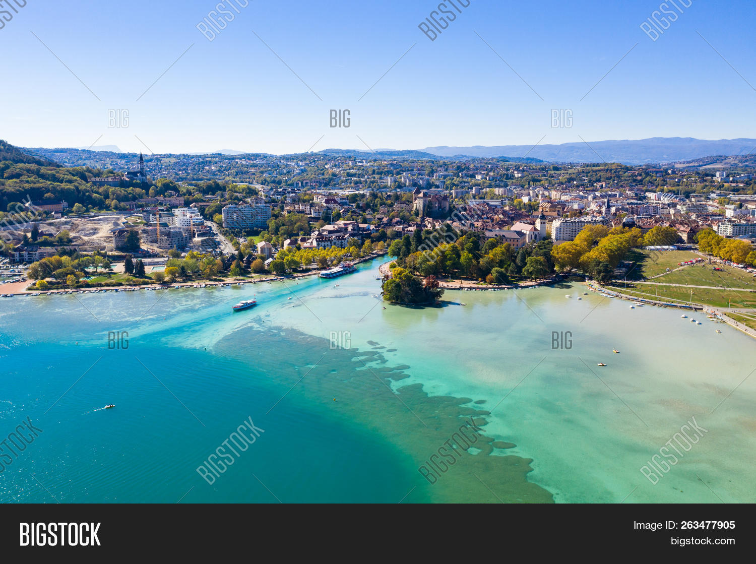 Aerial View Annecy Image & Photo (Free Trial) | Bigstock