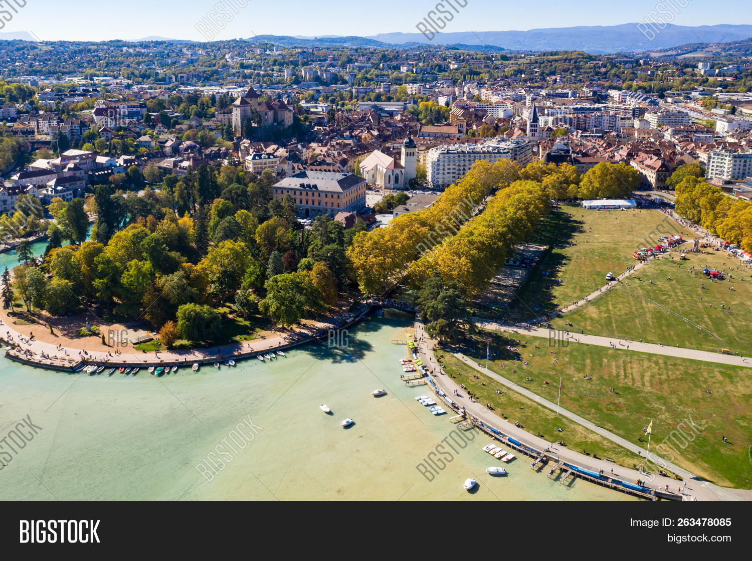 Aerial View Annecy Image & Photo (Free Trial) | Bigstock