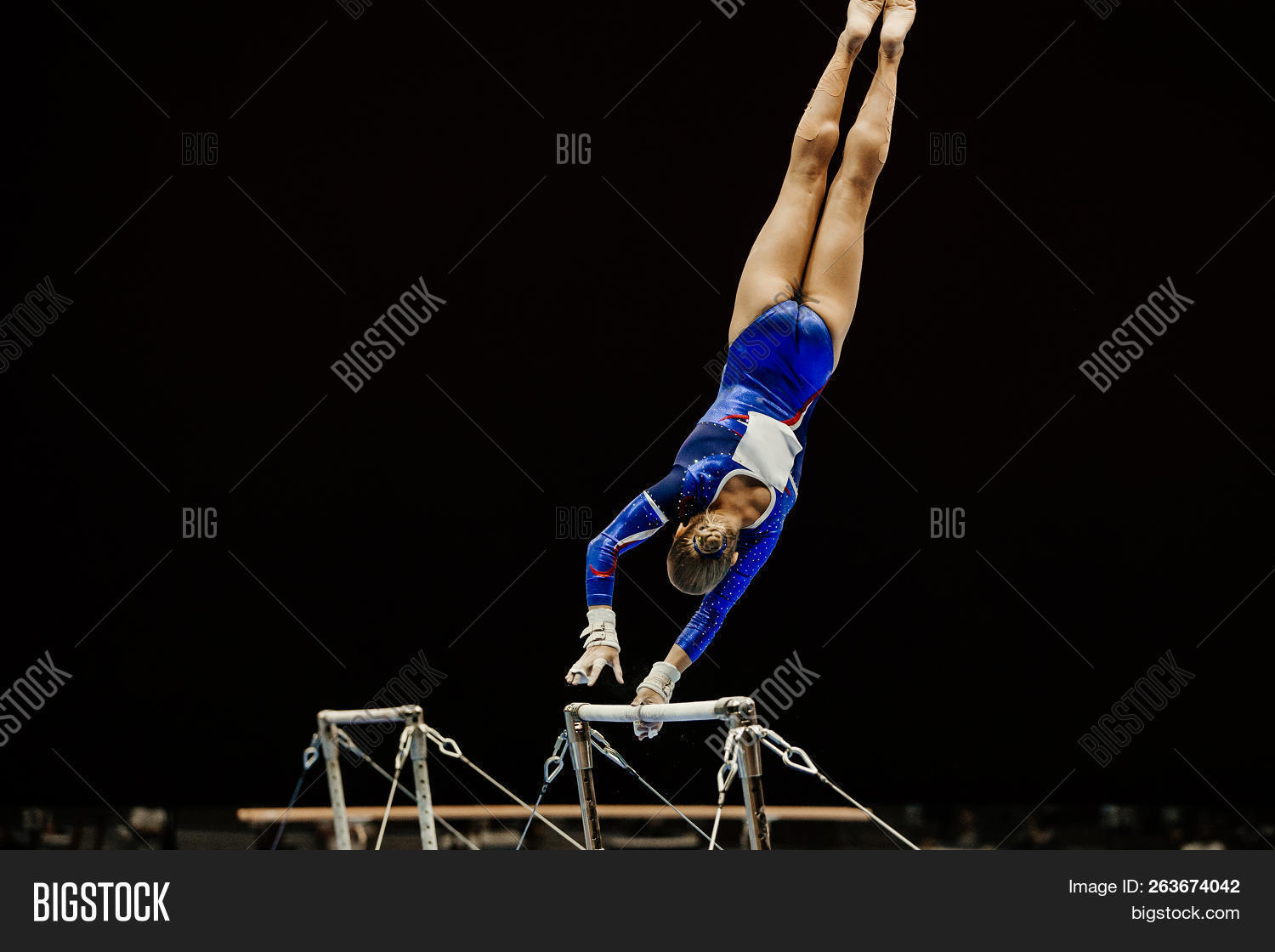Uneven Bars Performing Image & Photo (Free Trial) | Bigstock