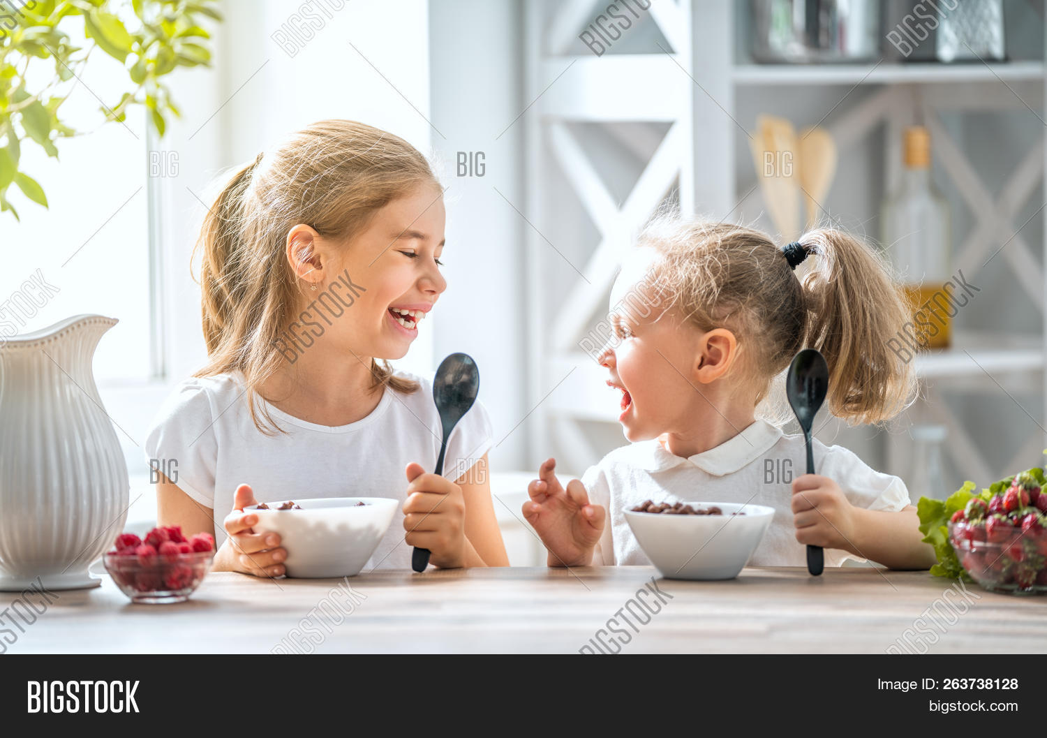 Two Children Having Image & Photo (Free Trial) | Bigstock