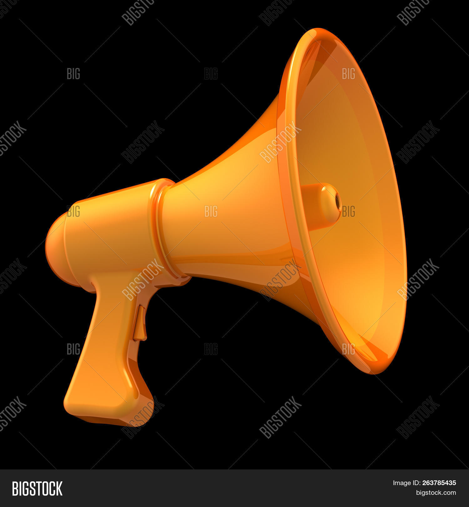 Megaphone Yellow Image & Photo (Free Trial) | Bigstock