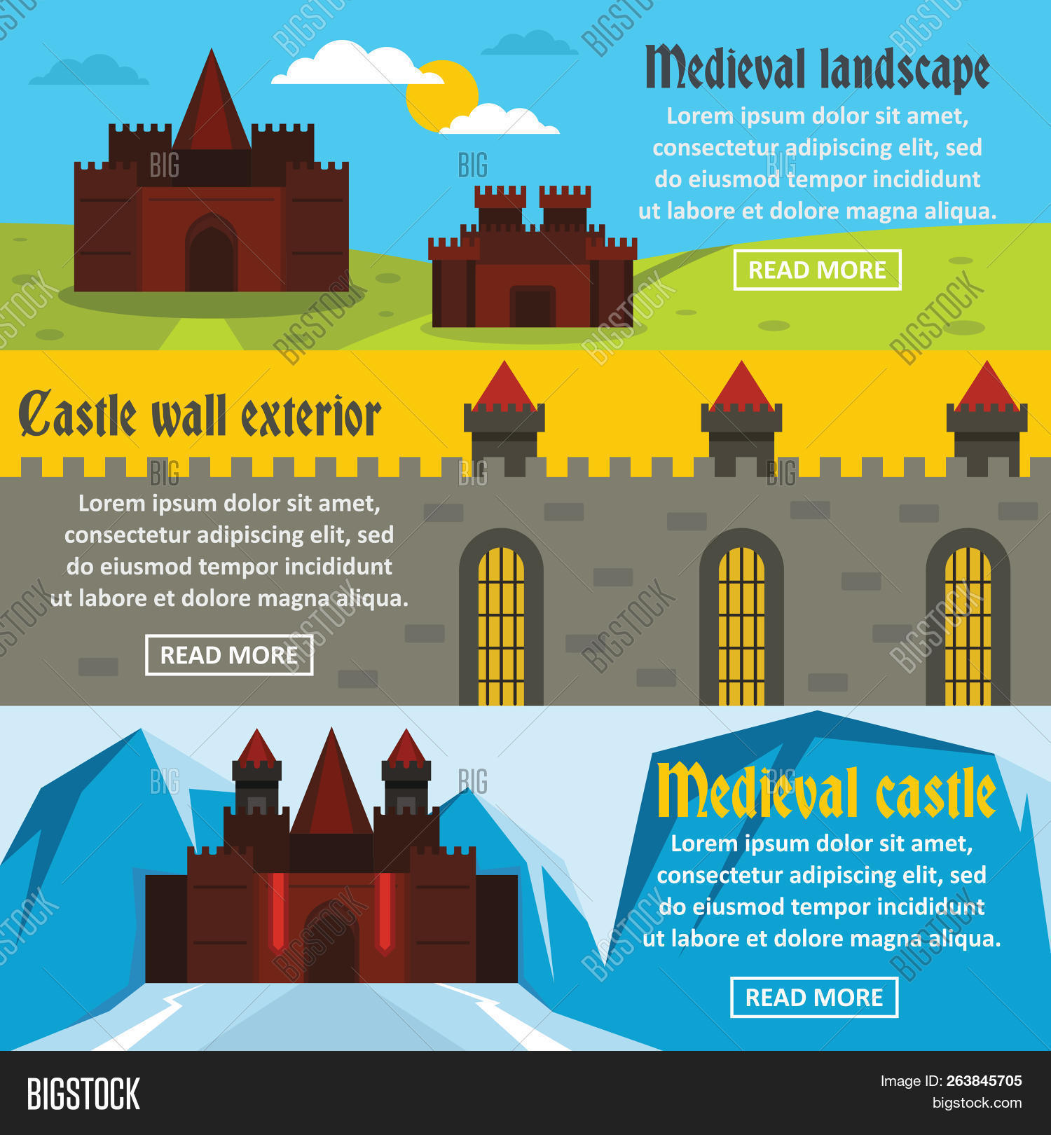 Medieval Castle Banner Image & Photo (Free Trial) | Bigstock