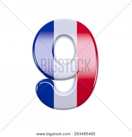French Flag Number 9 Image & Photo (Free Trial) | Bigstock