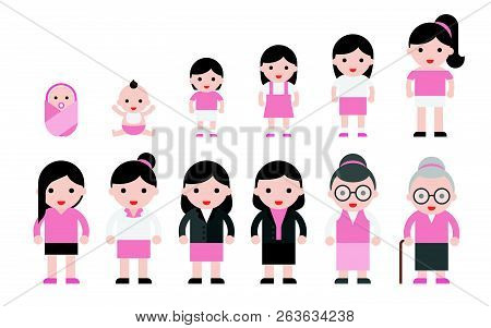 Human Life Cycle Vector & Photo (Free Trial) | Bigstock