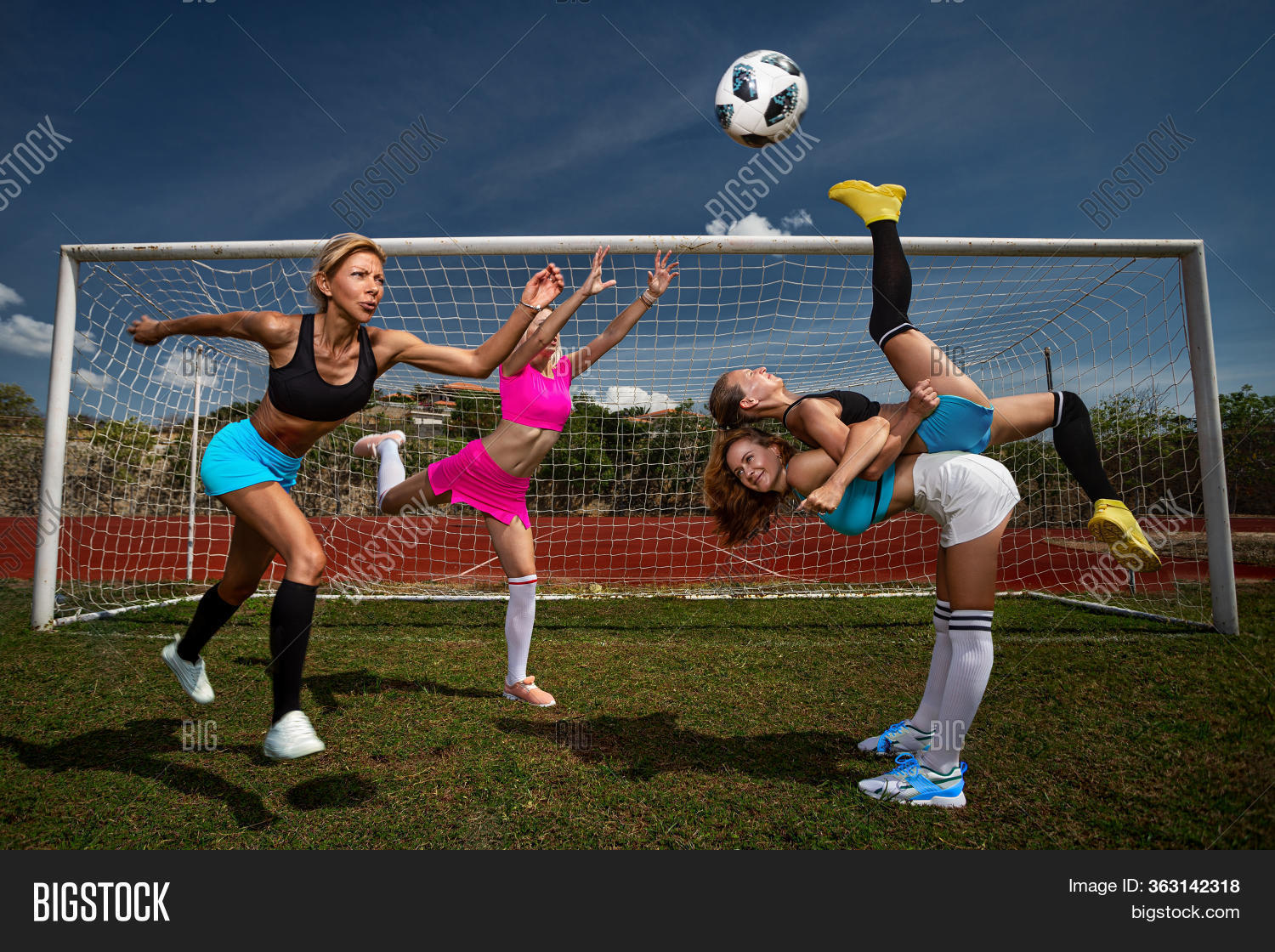 Female Soccer Players Image & Photo (Free Trial) | Bigstock