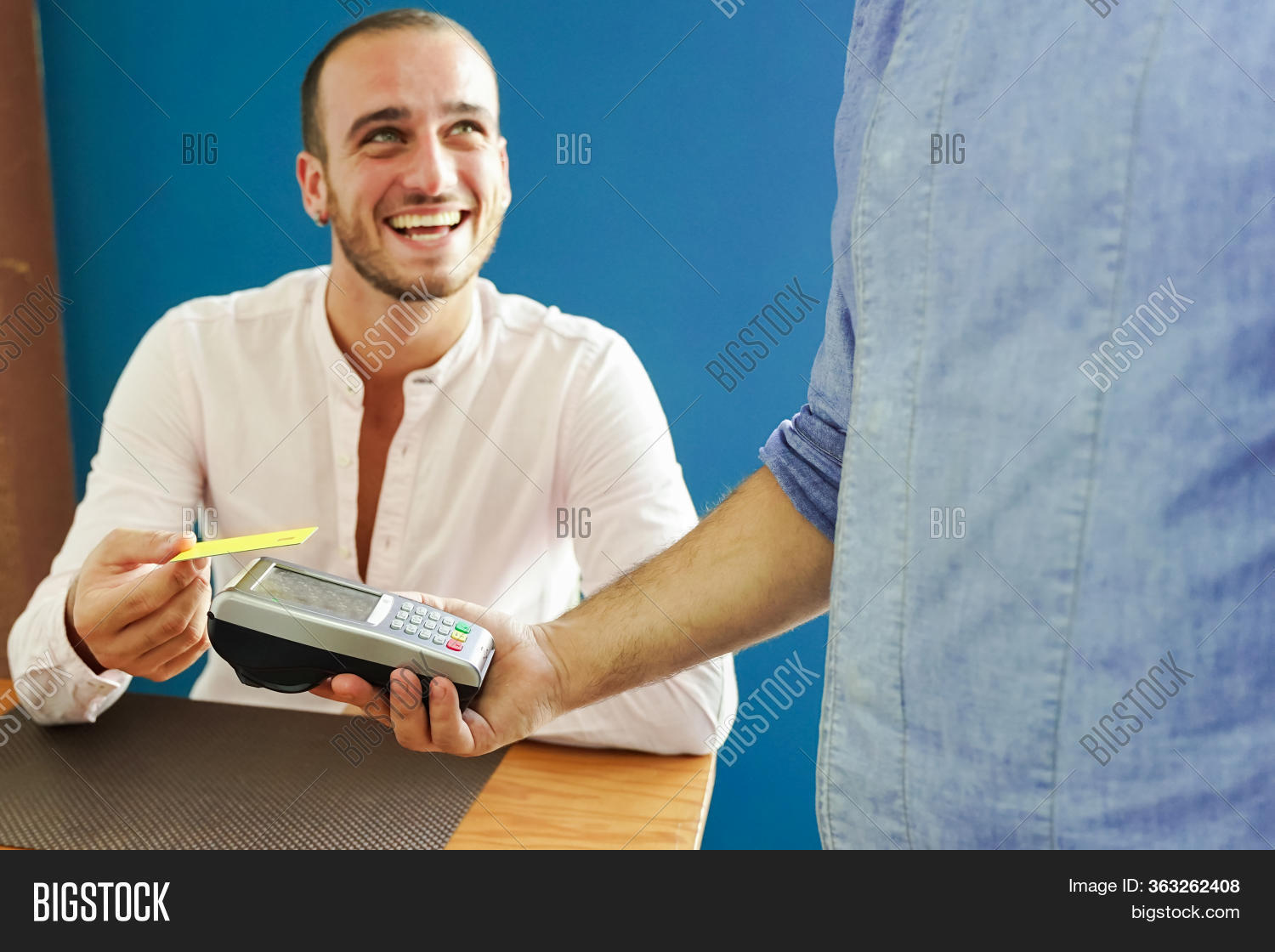 Male Customer Paying Image & Photo (Free Trial) | Bigstock