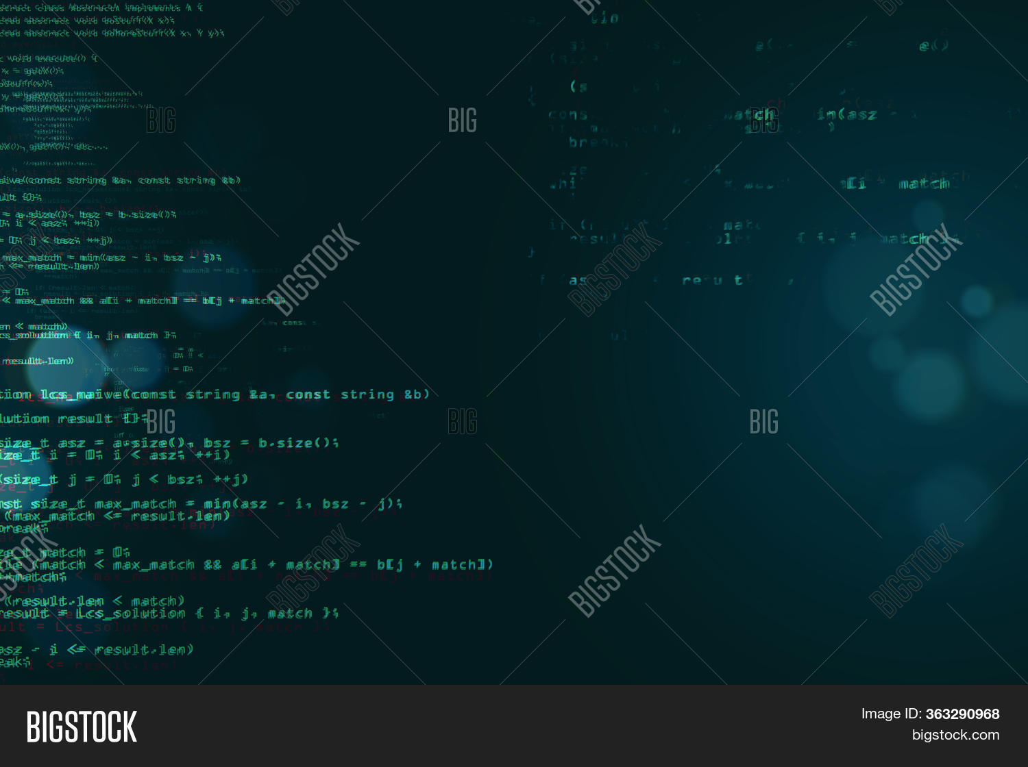 Abstract Green Coding Image & Photo (free Trial) | Bigstock