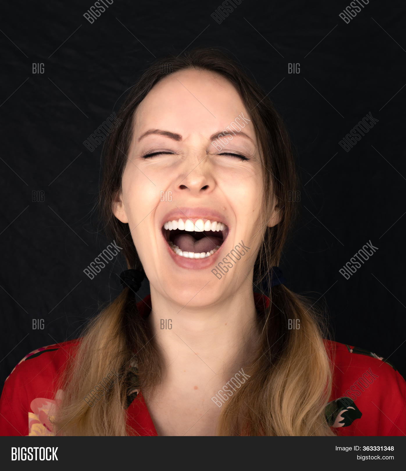 Emotion. Closed Woman Image & Photo (Free Trial) | Bigstock