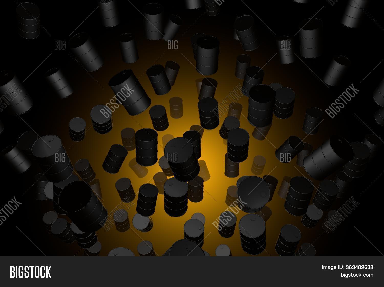 Oil Barrels Fall Down Image & Photo (Free Trial) | Bigstock