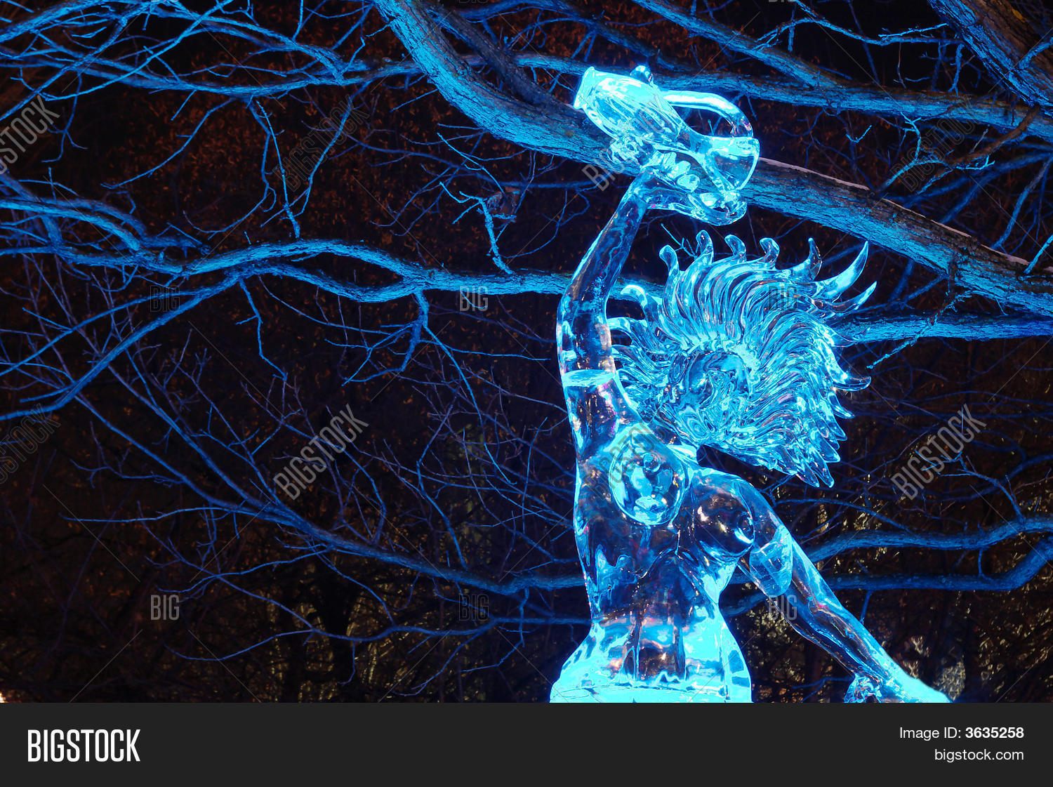 Blue Ice Woman Image & Photo (Free Trial) | Bigstock