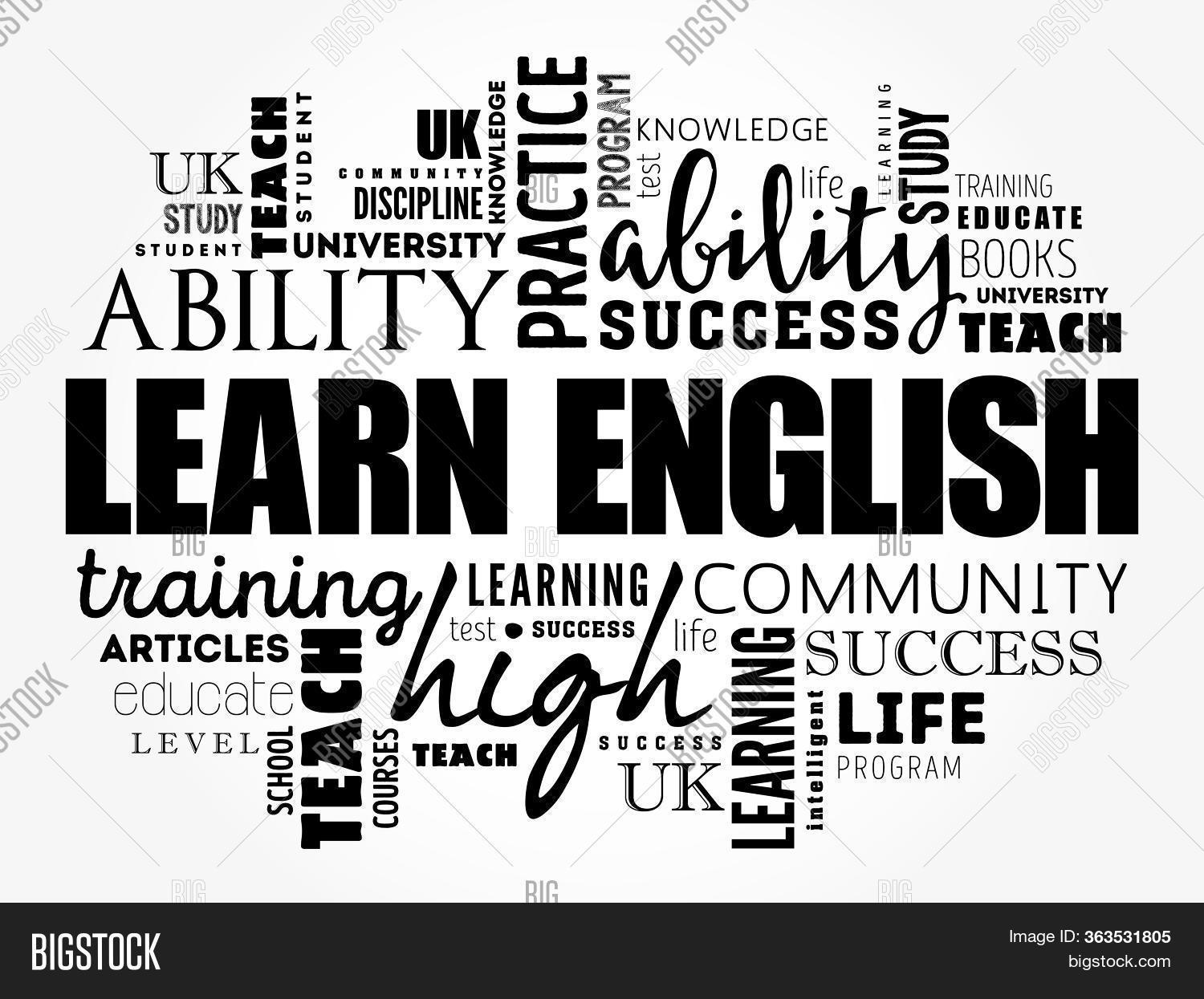 Learn English Word Image & Photo (Free Trial) | Bigstock
