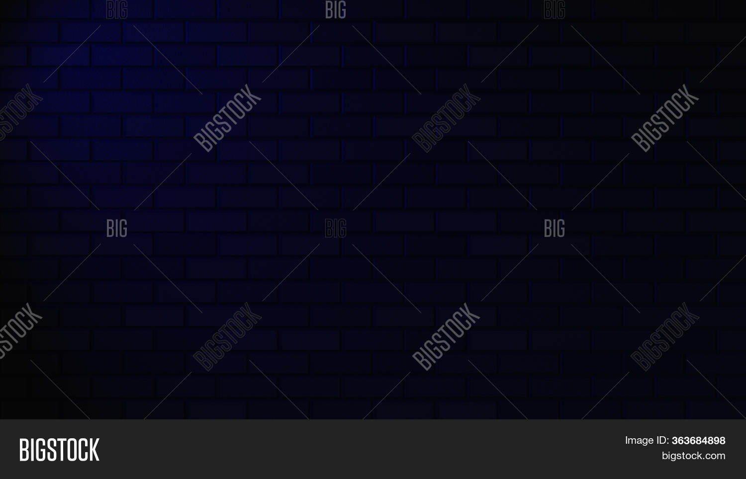 Black Brick Wall Blue Image & Photo (Free Trial) | Bigstock