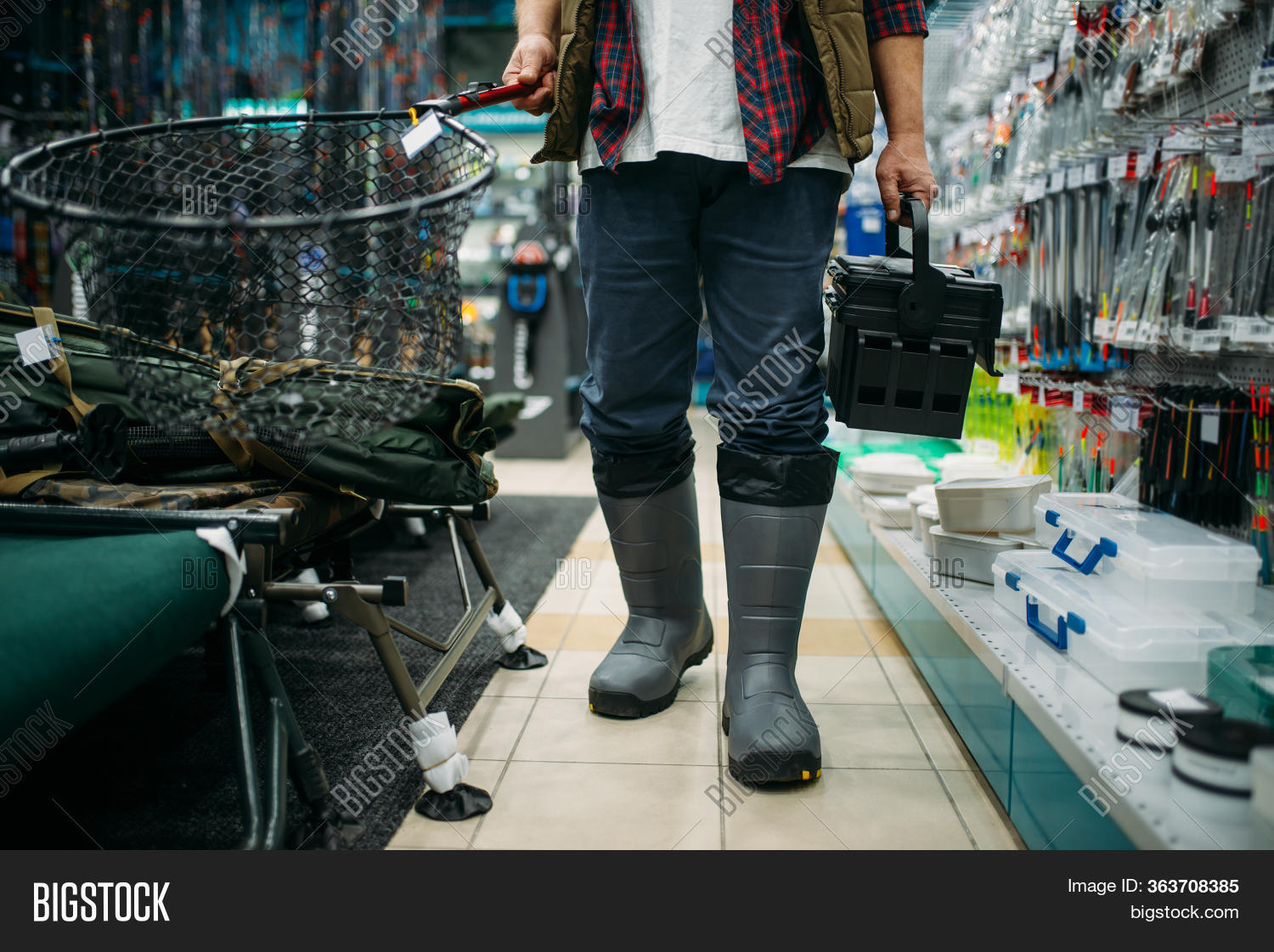 Fisherman Net Toolbox Image & Photo (Free Trial) | Bigstock