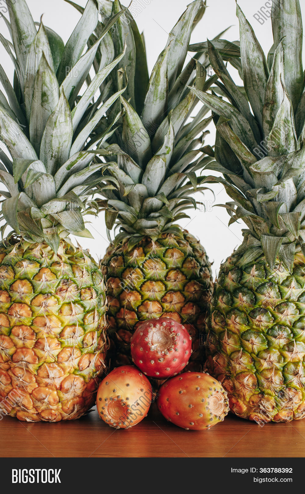 Three Pineapples Stand Image & Photo (Free Trial) | Bigstock