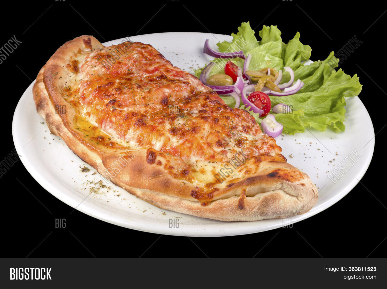 Calzone Pizza Tomato Image & Photo (Free Trial) | Bigstock