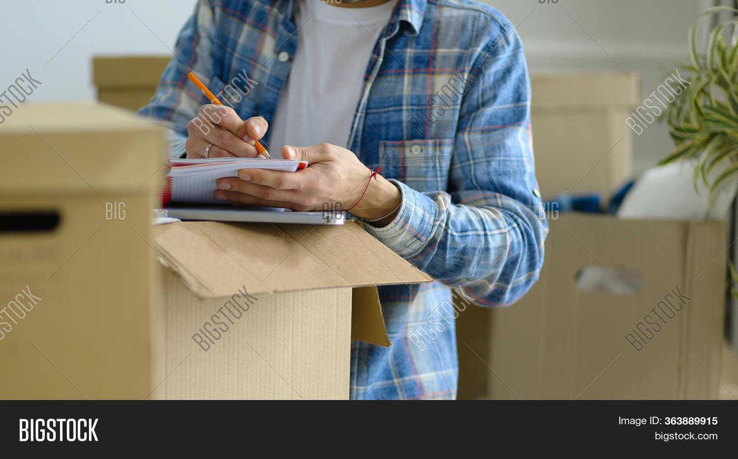 Moving Man Sitting On Image & Photo (Free Trial) | Bigstock