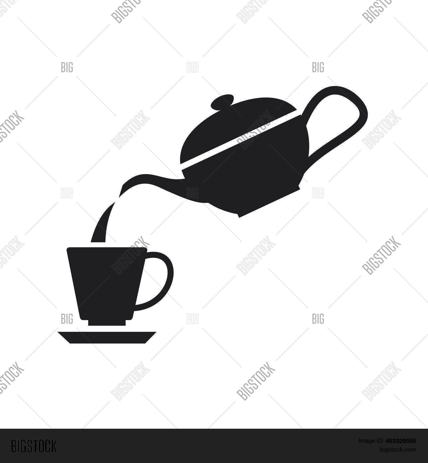 Pouring Tea Party Vector & Photo (Free Trial) | Bigstock