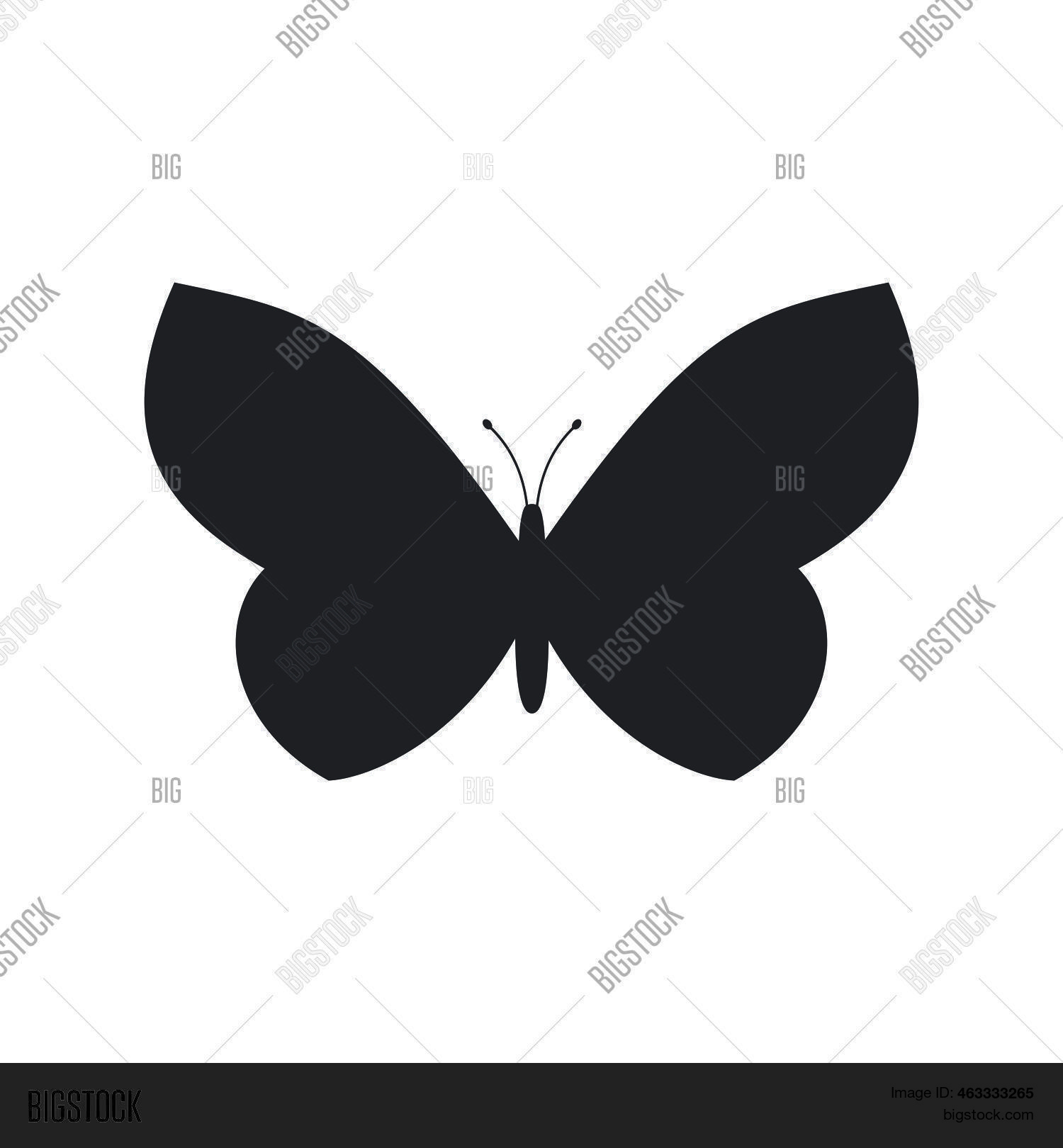 Butterflies Icon Vector & Photo (Free Trial) | Bigstock