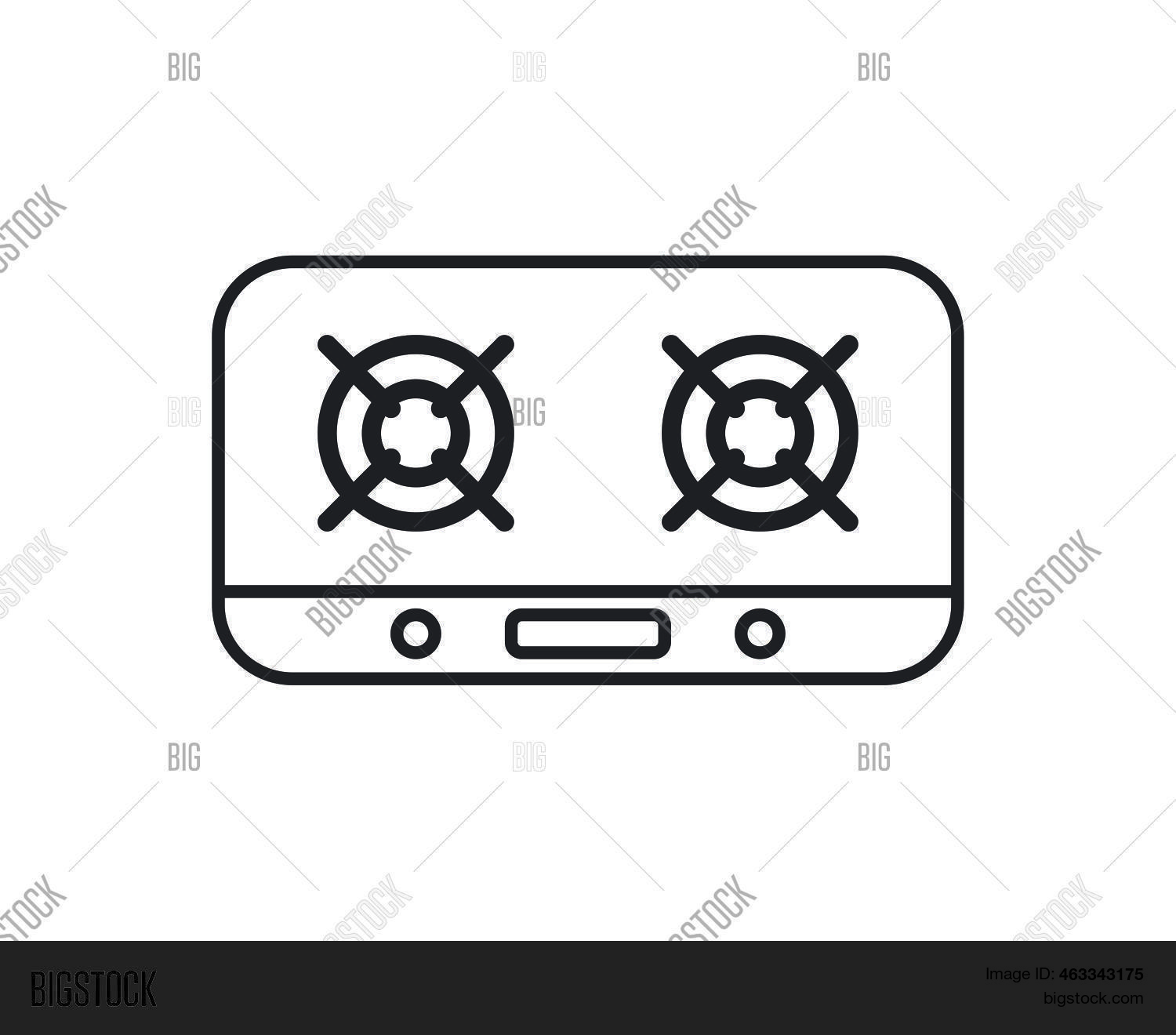 Stove Icon Template Vector & Photo (Free Trial) | Bigstock