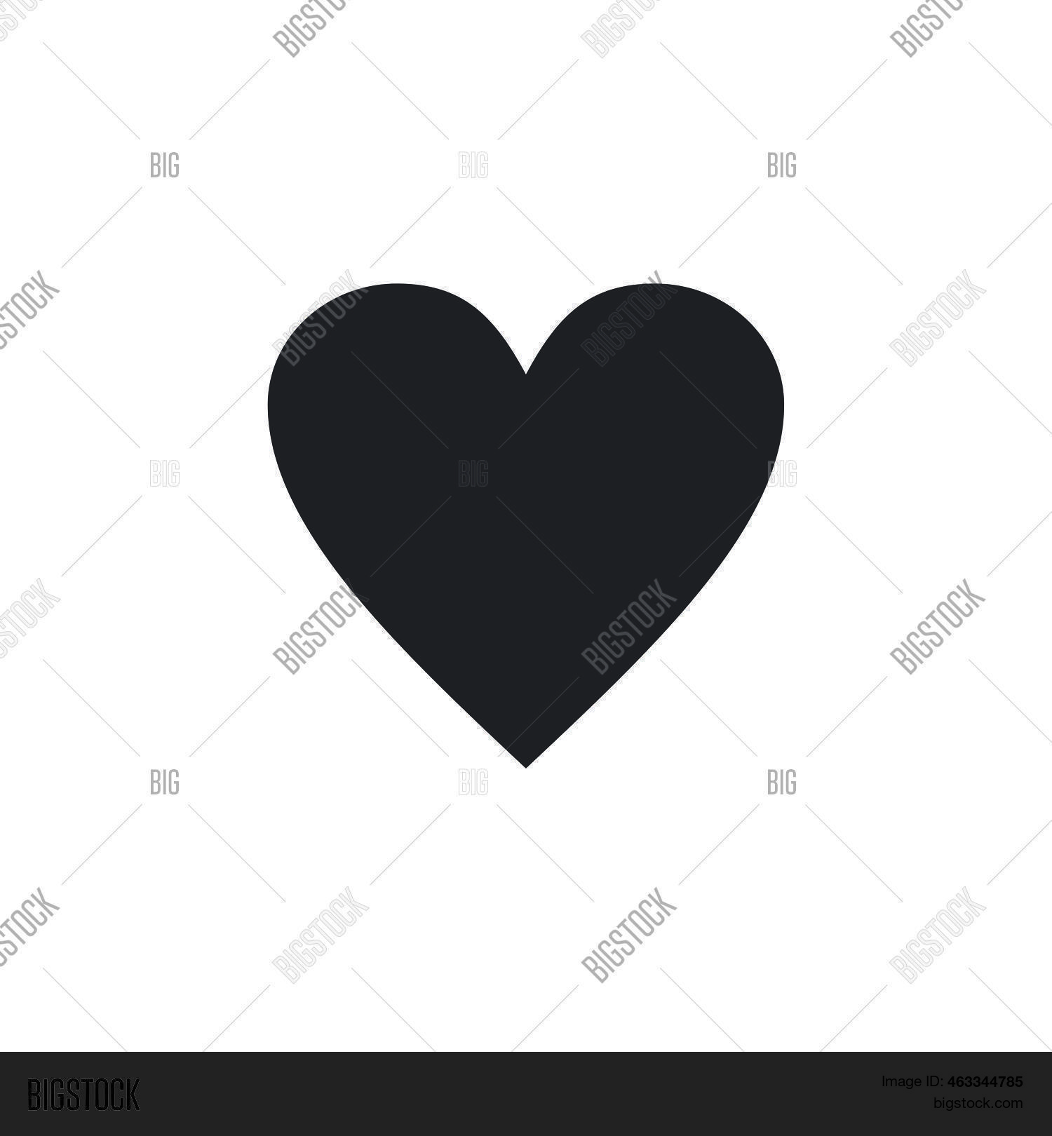 Heart Icon Template Vector & Photo (Free Trial) | Bigstock