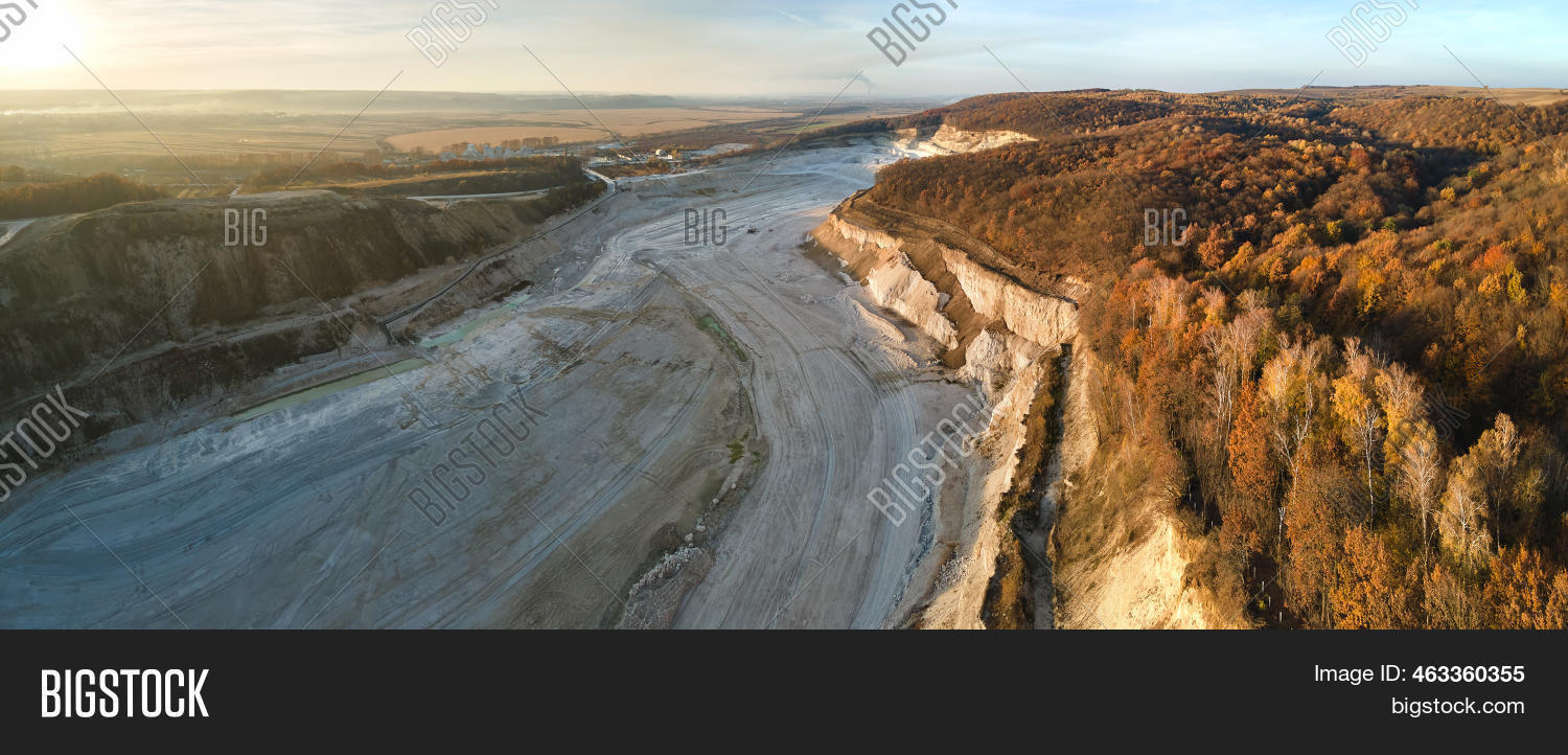 Aerial View Open Pit Image & Photo (Free Trial) | Bigstock