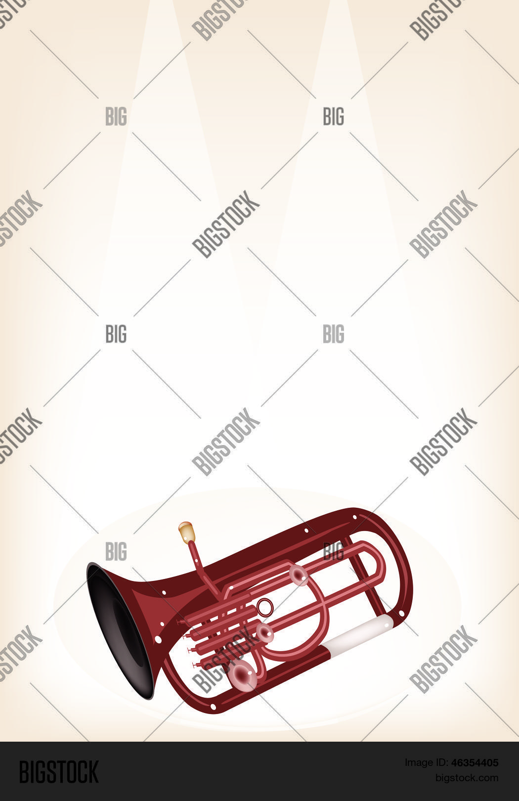 Musical Euphonium On Vector & Photo (Free Trial) | Bigstock
