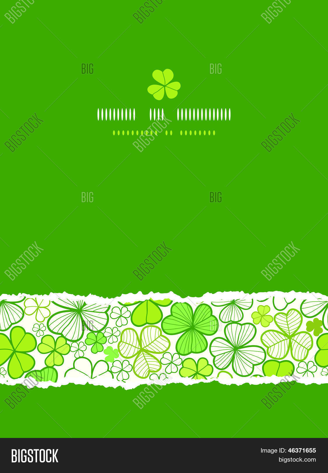 Clover Line Art Vector & Photo (Free Trial) | Bigstock