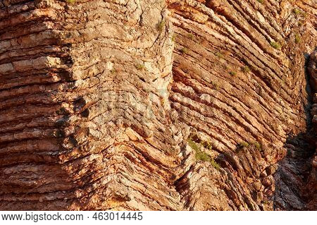 Sunlit Rock Cut Lines Image & Photo (Free Trial) | Bigstock