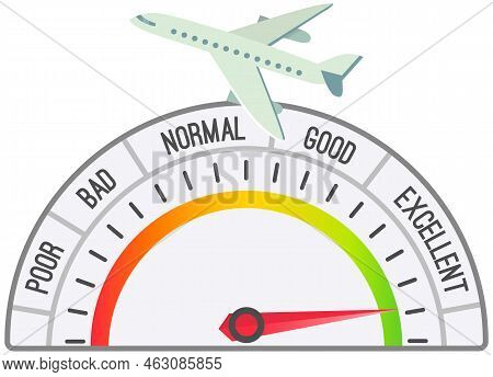 Speedometer Plane Vector & Photo (Free Trial) | Bigstock