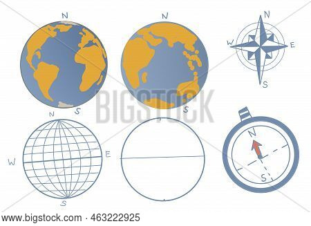 Cardinal Points Images, Illustrations & Vectors (Free) - Bigstock