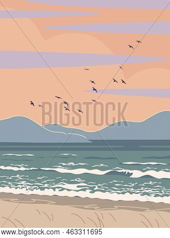 Simple Nature Scene Vector & Photo (Free Trial) | Bigstock