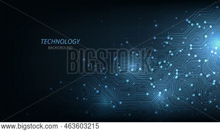 Blue Technology Vector & Photo (Free Trial) | Bigstock