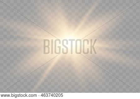 Yellow Glowing Light Vector & Photo (Free Trial) | Bigstock