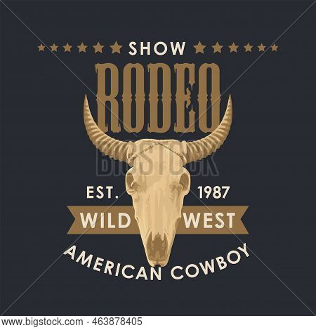 Banner Cowboy Rodeo Vector & Photo (Free Trial) | Bigstock