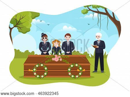 Funeral Ceremony Vector & Photo (Free Trial) | Bigstock