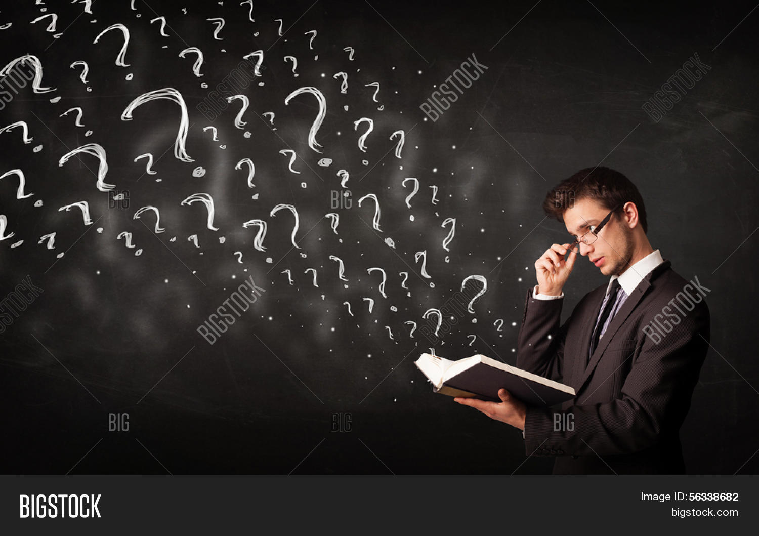 Confused Man Reading Image & Photo (Free Trial) | Bigstock