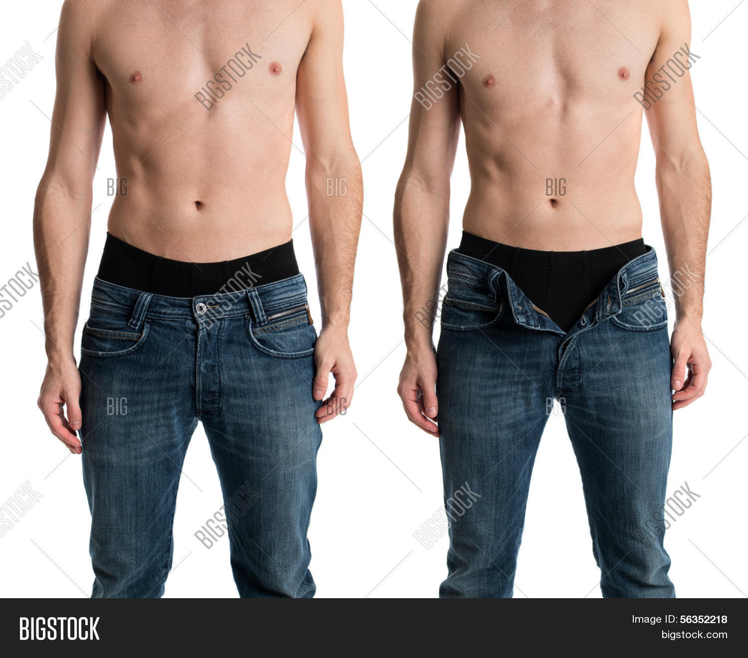 Shirtless Man Jeans Image & Photo (Free Trial) | Bigstock