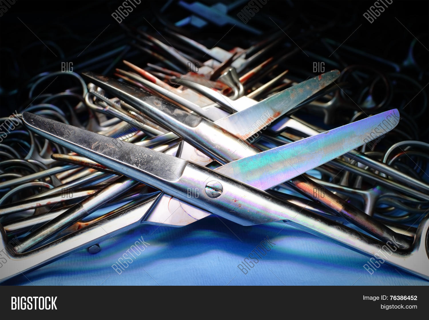 Surgery Scissors Blood Image & Photo (Free Trial) | Bigstock