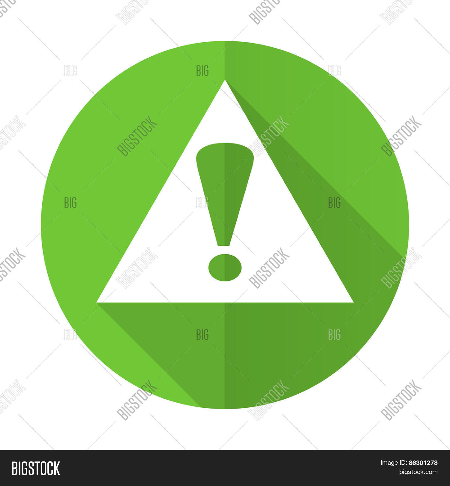 Exclamation Sign Green Image & Photo (Free Trial) | Bigstock