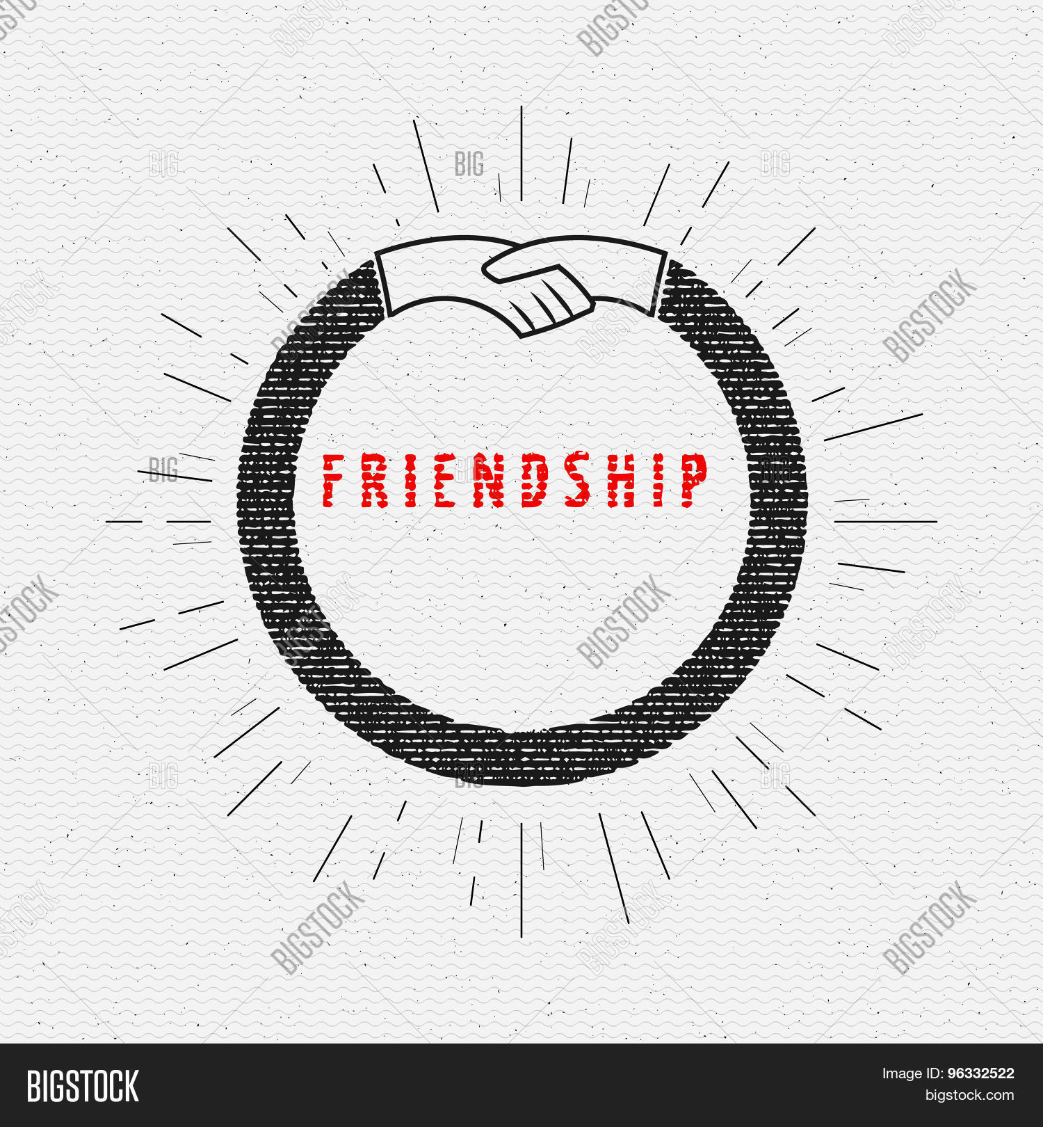 Friendship Badges Vector & Photo (Free Trial) | Bigstock