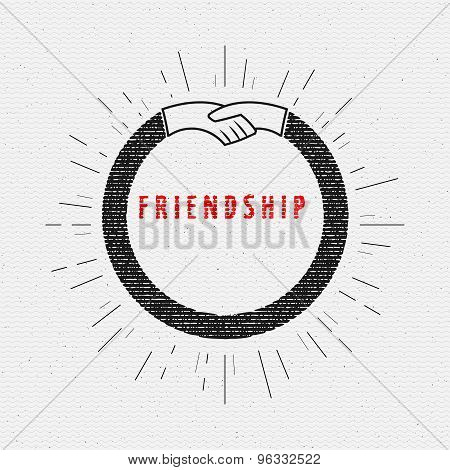 Friendship Badges Vector & Photo (Free Trial) | Bigstock