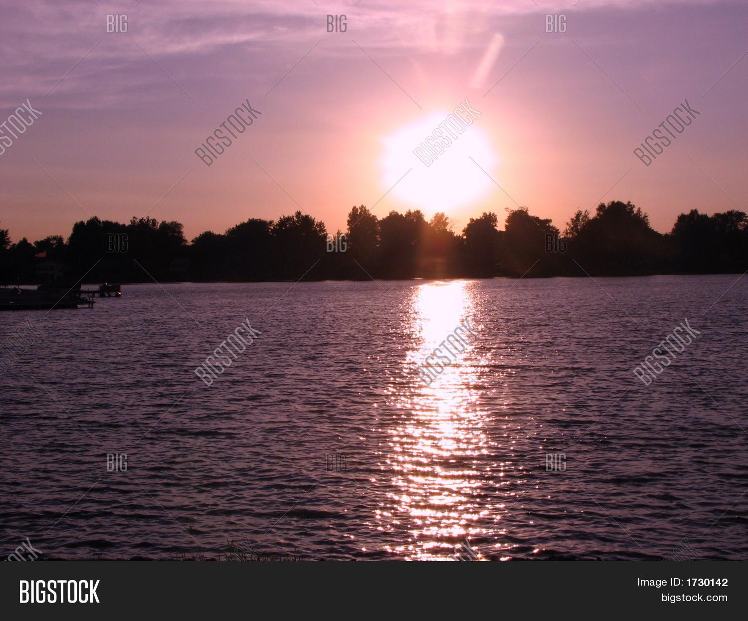 Sunset On Water Image & Photo (Free Trial) | Bigstock