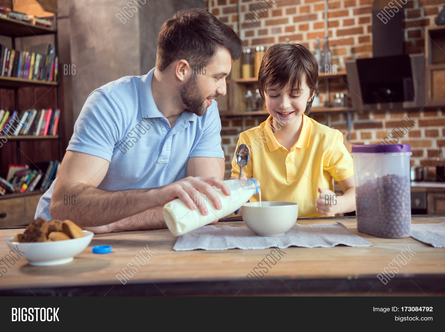 Father Son Preparing Image & Photo (Free Trial) | Bigstock