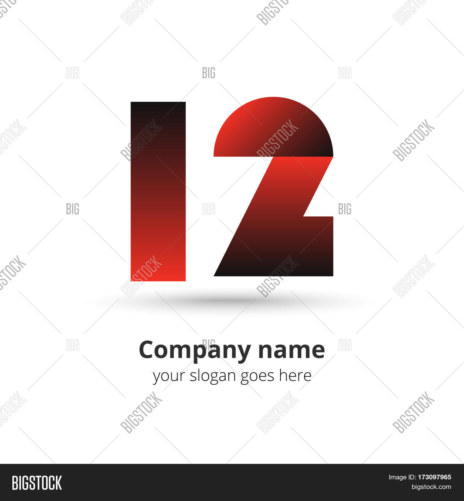 12 Logo Vector Year Vector & Photo (Free Trial) | Bigstock